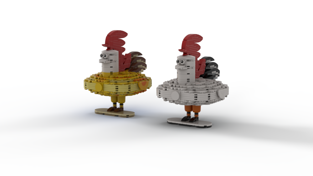 LEGO MOC Kkokkio CHICKEN by jellco | Rebrickable - Build with LEGO