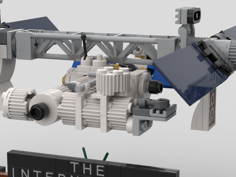 LEGO MOC Mini ISS MOC (same scale as the LEGO 21321 set) main model by ...