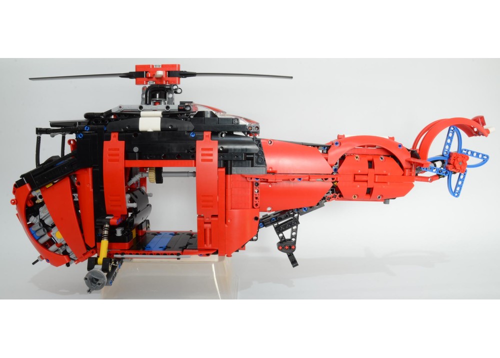 LEGO MOC 42125 C Model - Radial Helicopter by dillonm | Rebrickable ...
