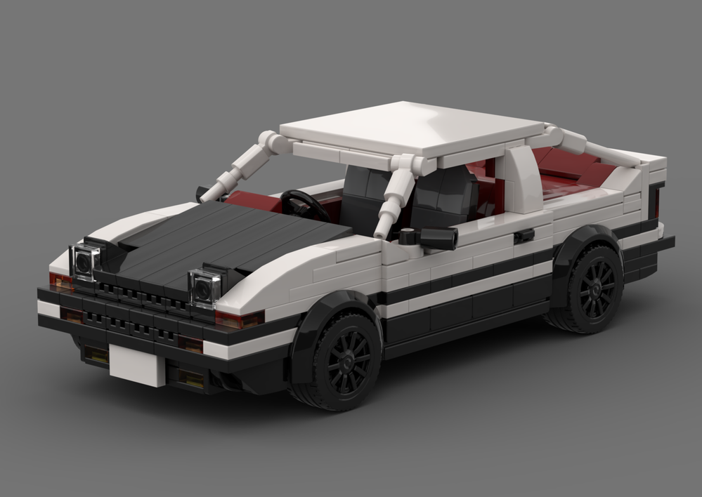 LEGO MOC-87935 Toyota AE86 Sprinter Trueno GT-APEX (InitialD Final ...