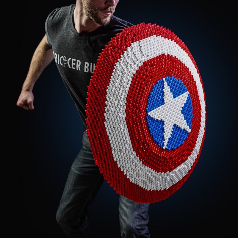 LEGO MOC Captain America Shield (Fully Wieldable) by brickerbuilds ...