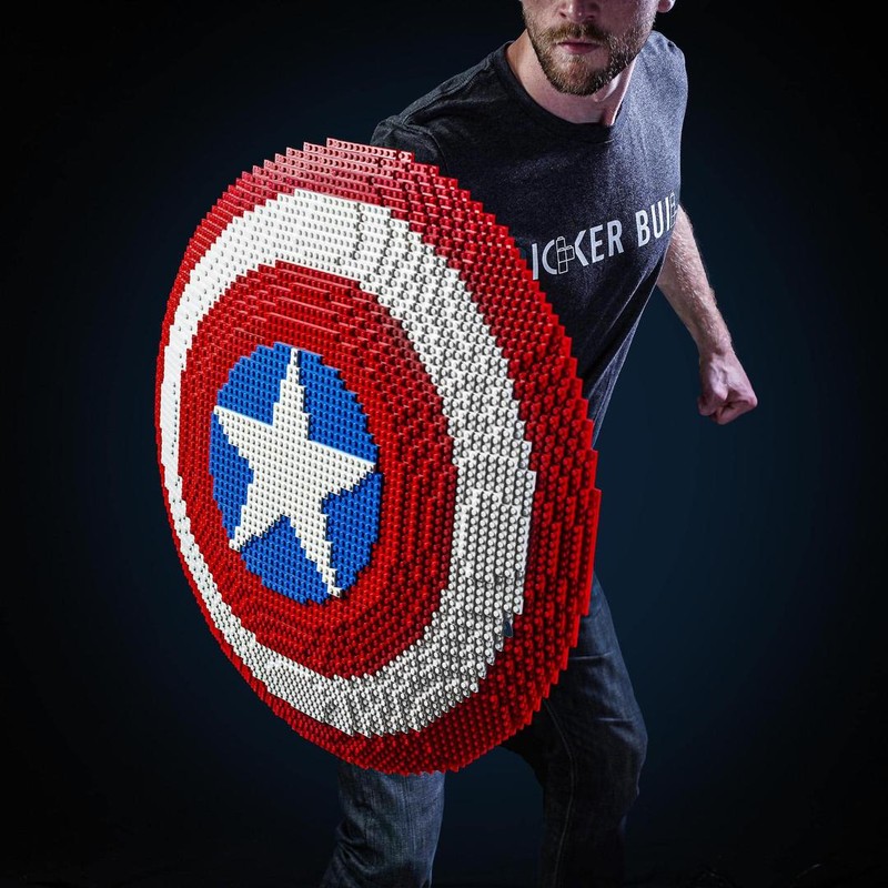 LEGO MOC Captain America Shield (Fully Wieldable) by brickerbuilds ...