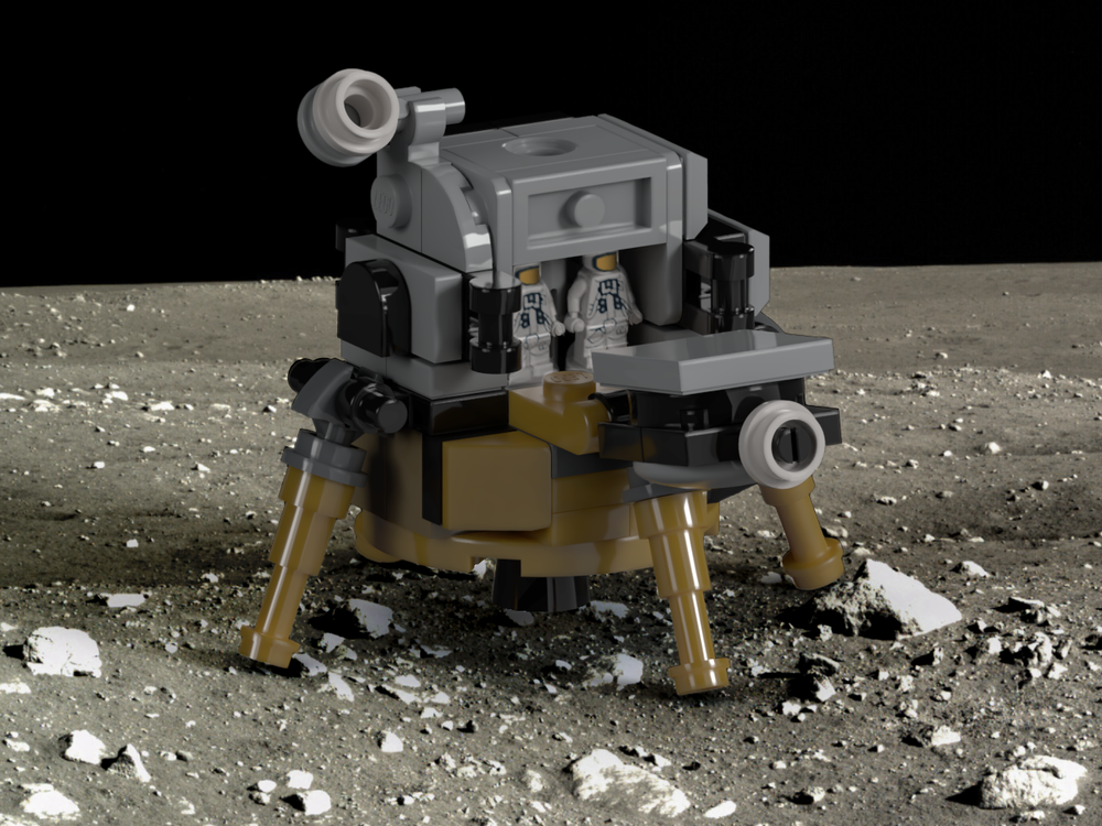 LEGO MOC Lunar Module with Opening Hatch by ScaleModelBuilds ...