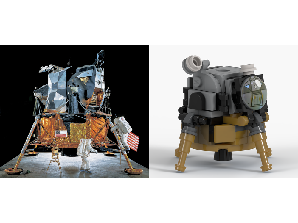 LEGO MOC Lunar Module with Opening Hatch by ScaleModelBuilds ...