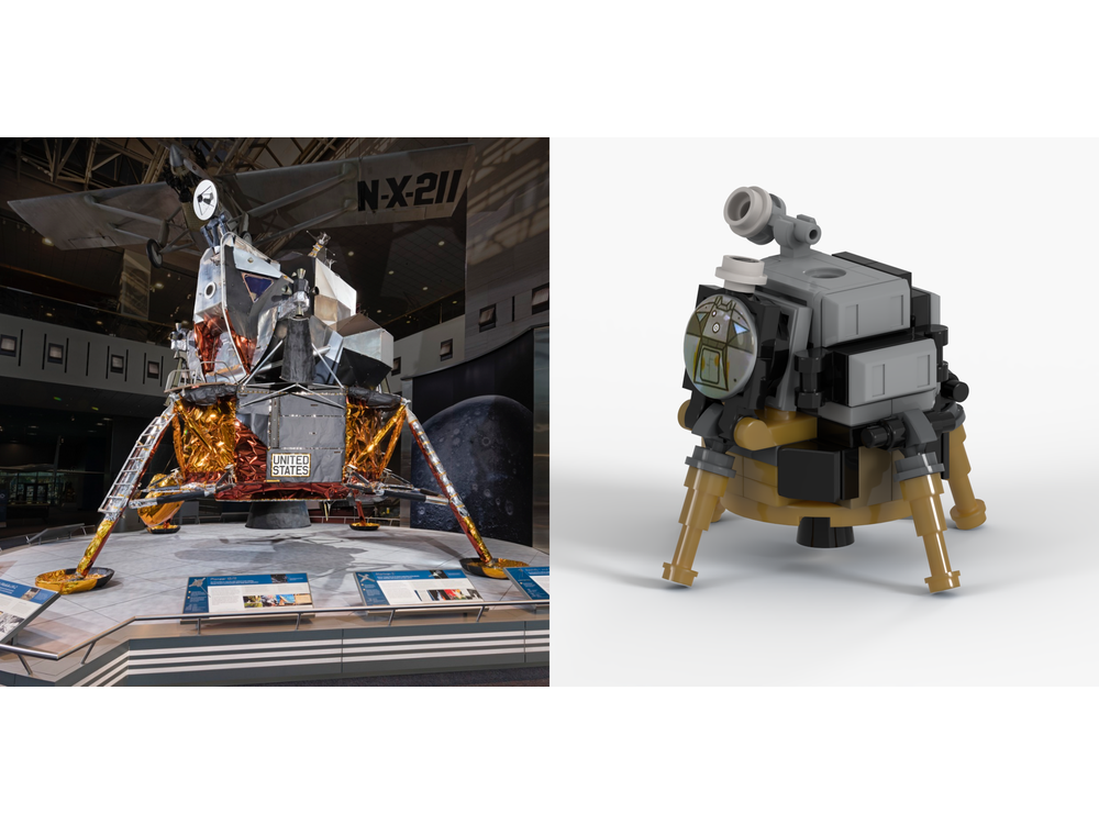 LEGO MOC Lunar Module with Opening Hatch by ScaleModelBuilds ...
