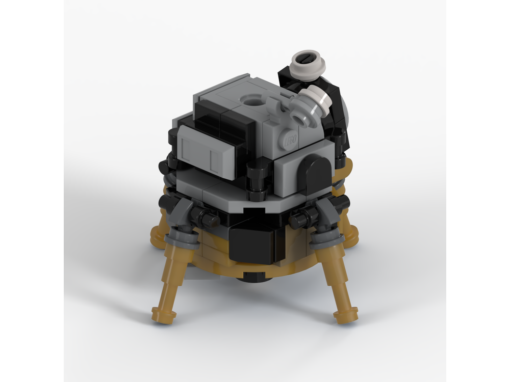LEGO MOC Lunar Module with Opening Hatch by ScaleModelBuilds ...