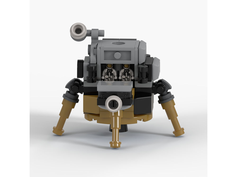 LEGO MOC Lunar Module with Opening Hatch by ScaleModelBuilds ...