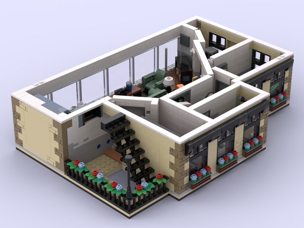Lego Moc Sitcom Suite Seinfeld By Brick Artisan Rebrickable Build