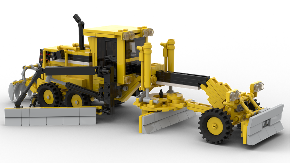 LEGO MOC Cat Motor Grader by Yellow.LXF | Rebrickable - Build with LEGO