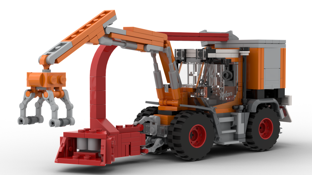 LEGO MOC Fendt Xylon 524 Woodchipper by Yellow.LXF | Rebrickable ...
