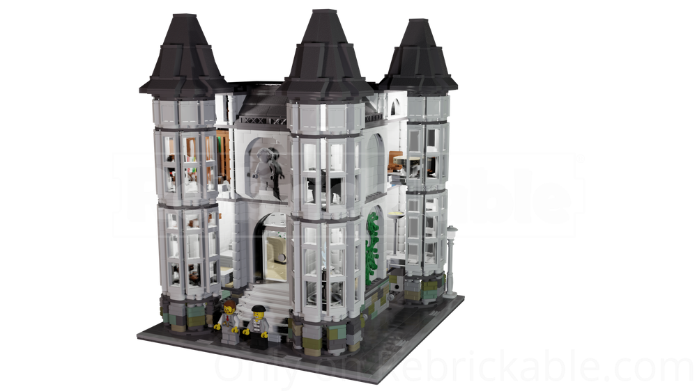 LEGO MOC Modular Villa by Steinedieb | Rebrickable - Build with LEGO