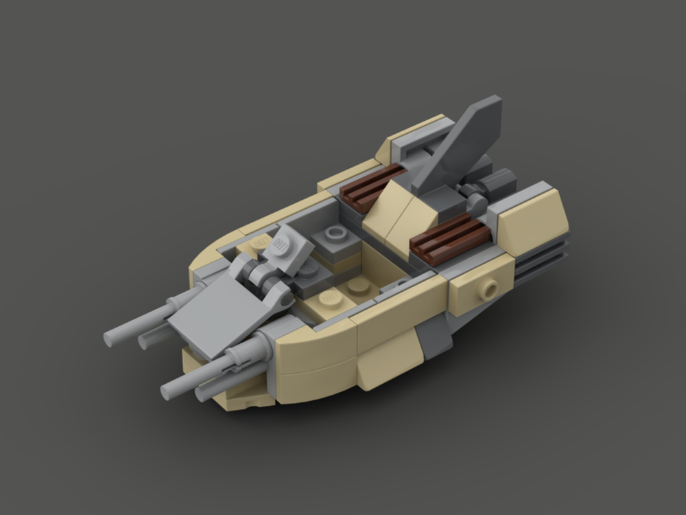 LEGO MOC Wookiee Landspeeder (75129) by kemubrix | Rebrickable - Build ...
