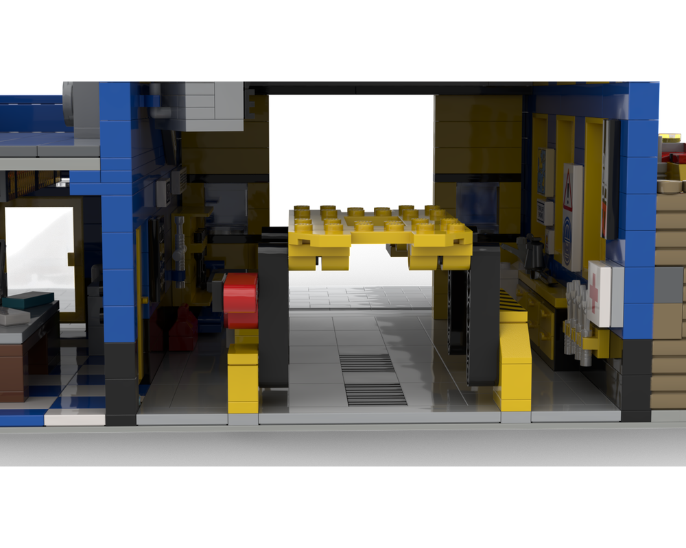 LEGO MOC Lego 6363 Renewed Auto Service Station by n2brick ...