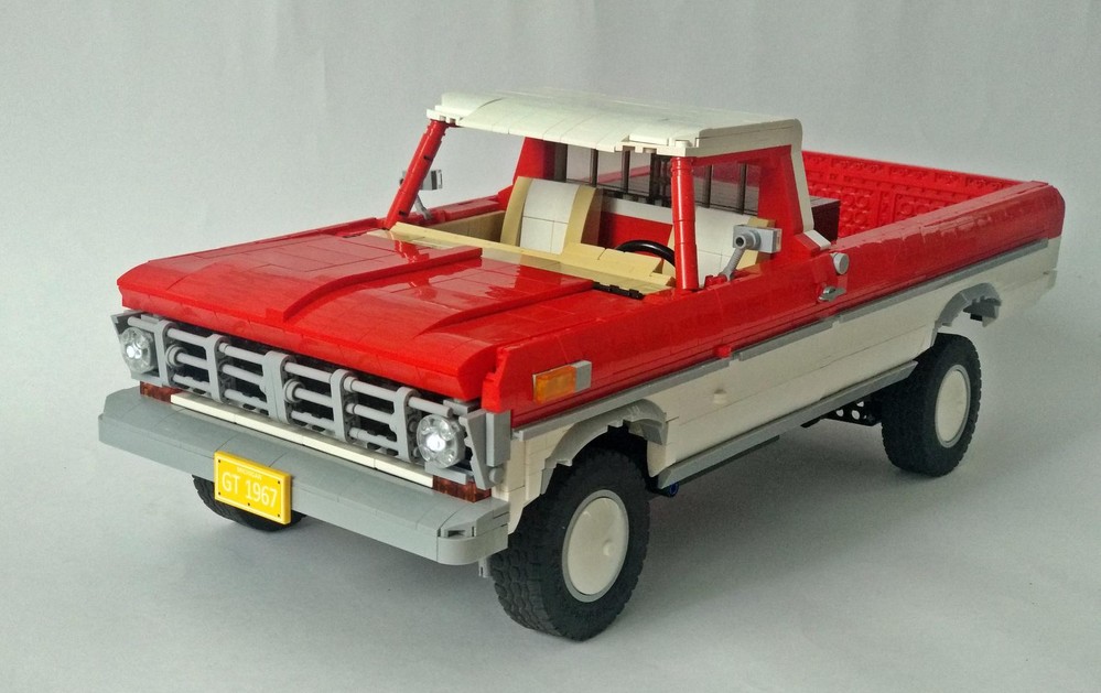 LEGO MOC Ford F100 (1972) RC+ suspension by syzygy87 | Rebrickable ...