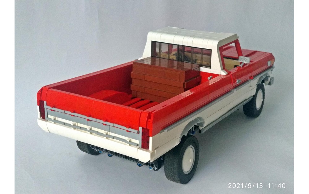 LEGO MOC Ford F100 (1972) RC+ suspension by syzygy87 | Rebrickable ...