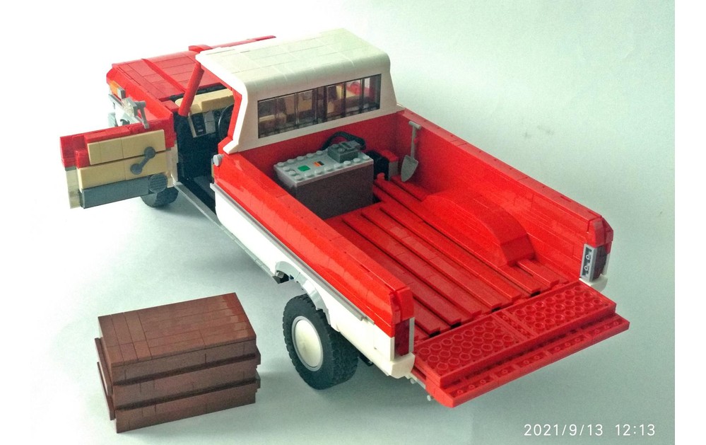 LEGO MOC Ford F100 (1972) RC+ suspension by syzygy87 | Rebrickable ...