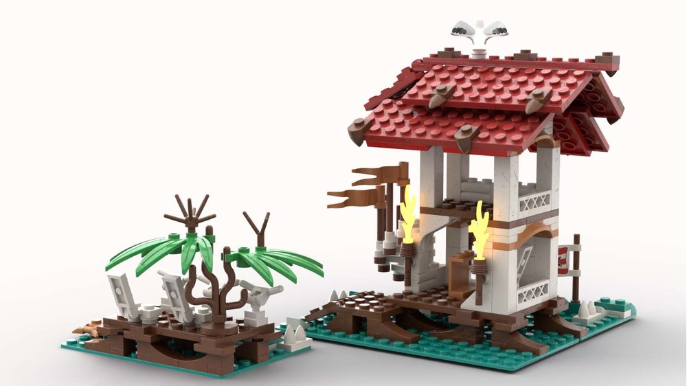 LEGO MOC Stormy beach bar for the soldiers by Sir_Dos | Rebrickable ...