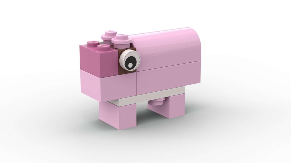 LEGO MOC pig by Duesenjaeger91 | Rebrickable - Build with LEGO