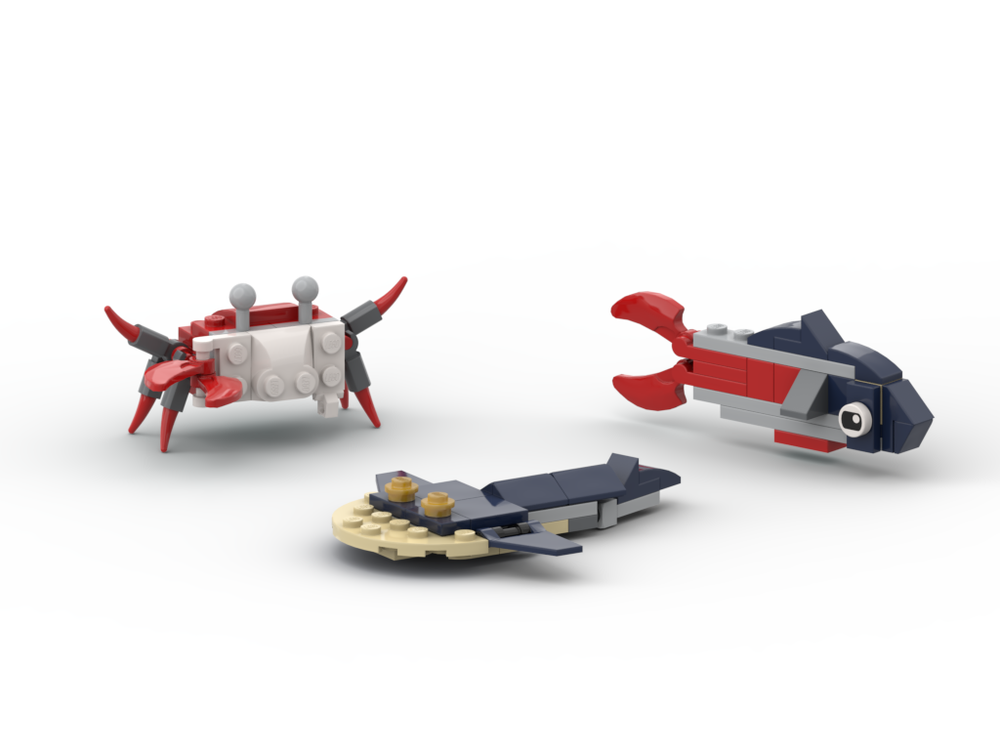 LEGO MOC 31088 sea creatures by maratus | Rebrickable - Build with LEGO