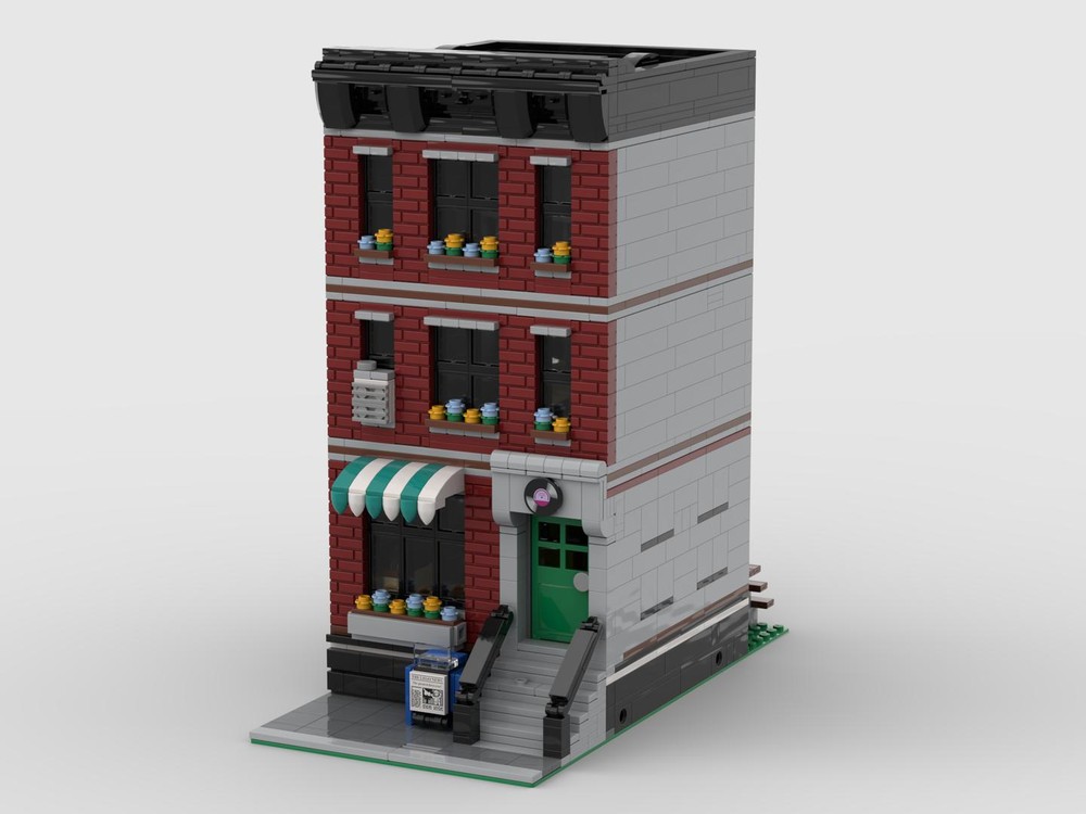 LEGO MOC Old Town Record Store by Turtle Time Bricks | Rebrickable ...