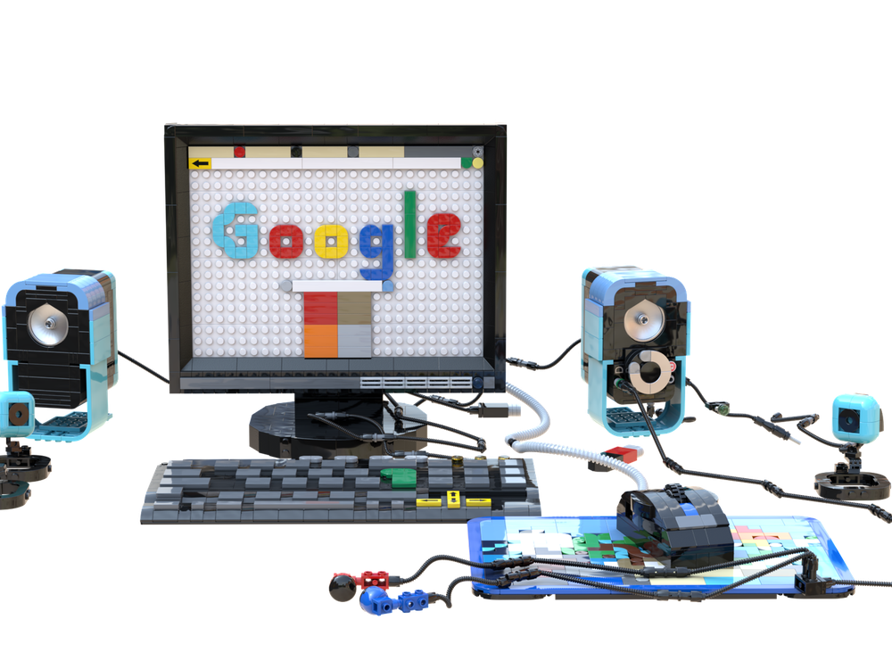 LEGO MOC Google Screen by cvi | Rebrickable - Build with LEGO