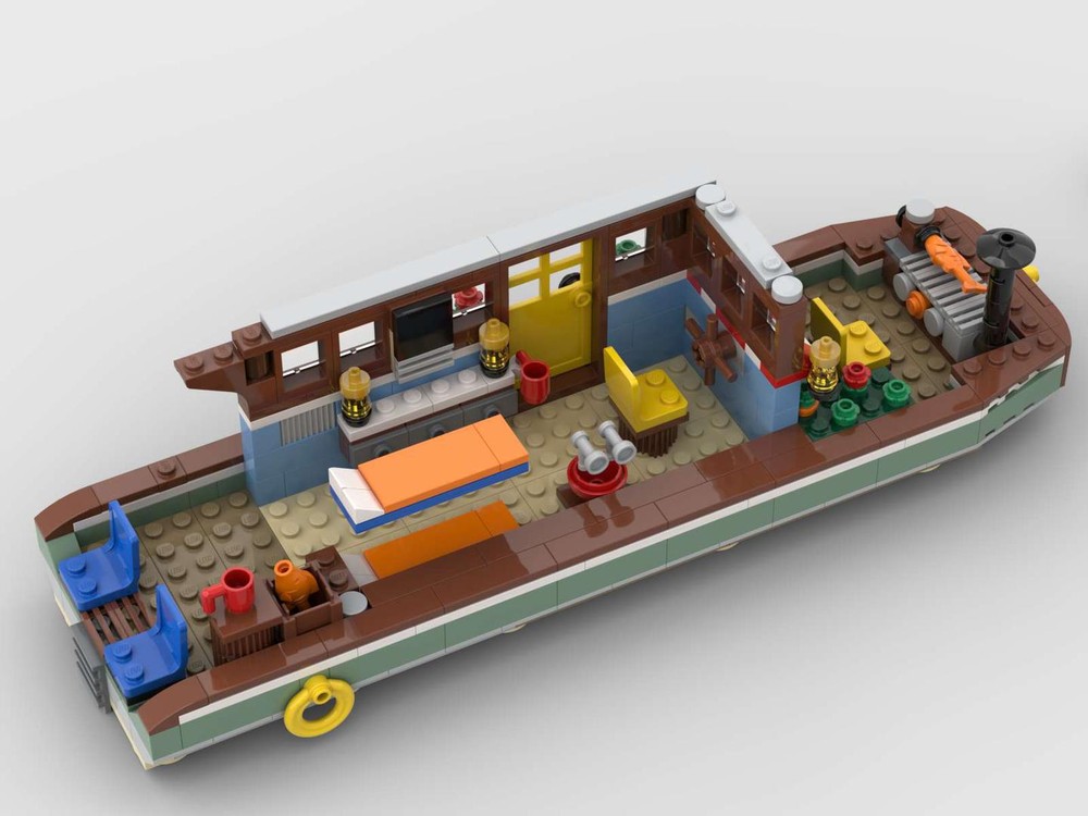 LEGO MOC Large Houseboat with Dock - 31093 by tango2110 | Rebrickable ...