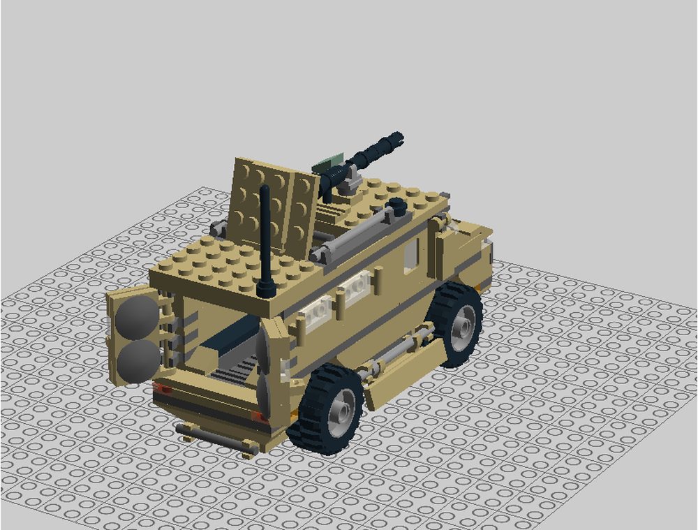 LEGO MOC Armored "Bear" Truck Desert Camo 2.0 by QB_ | Rebrickable ...