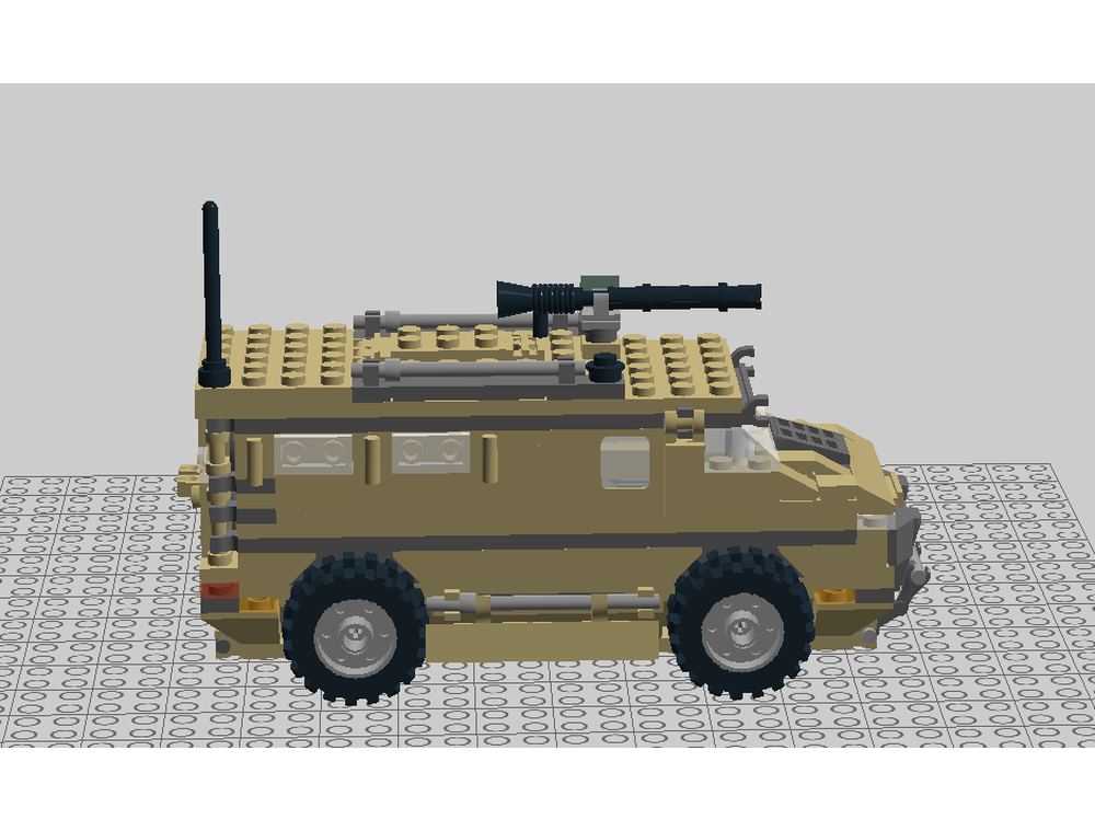 LEGO MOC Armored "Bear" Truck Desert Camo 2.0 by QB_ | Rebrickable ...