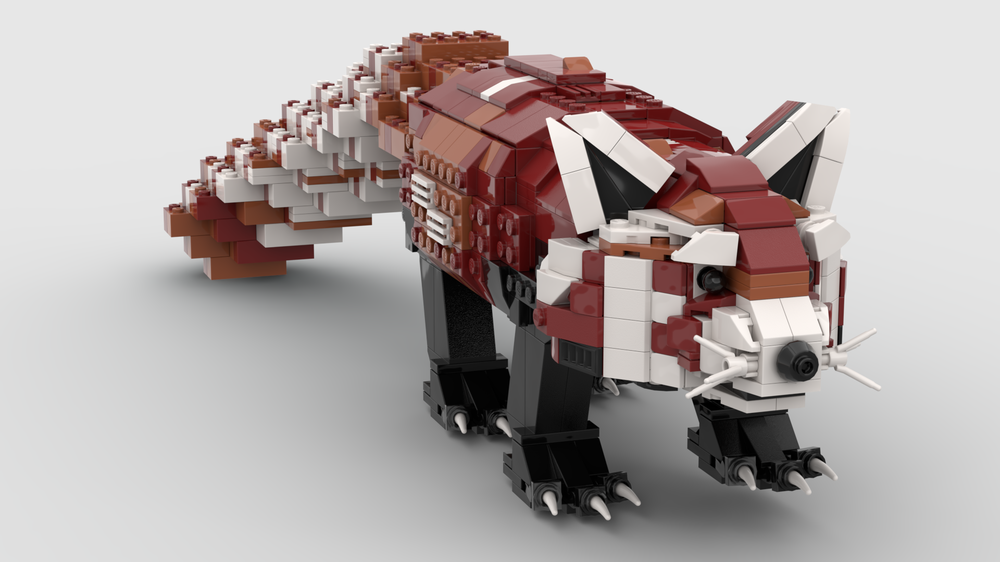 LEGO MOC Red Panda by MooreBrix | Rebrickable - Build with LEGO