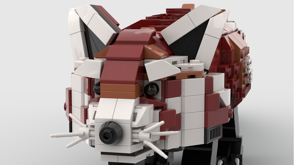 LEGO MOC Red Panda by MooreBrix | Rebrickable - Build with LEGO