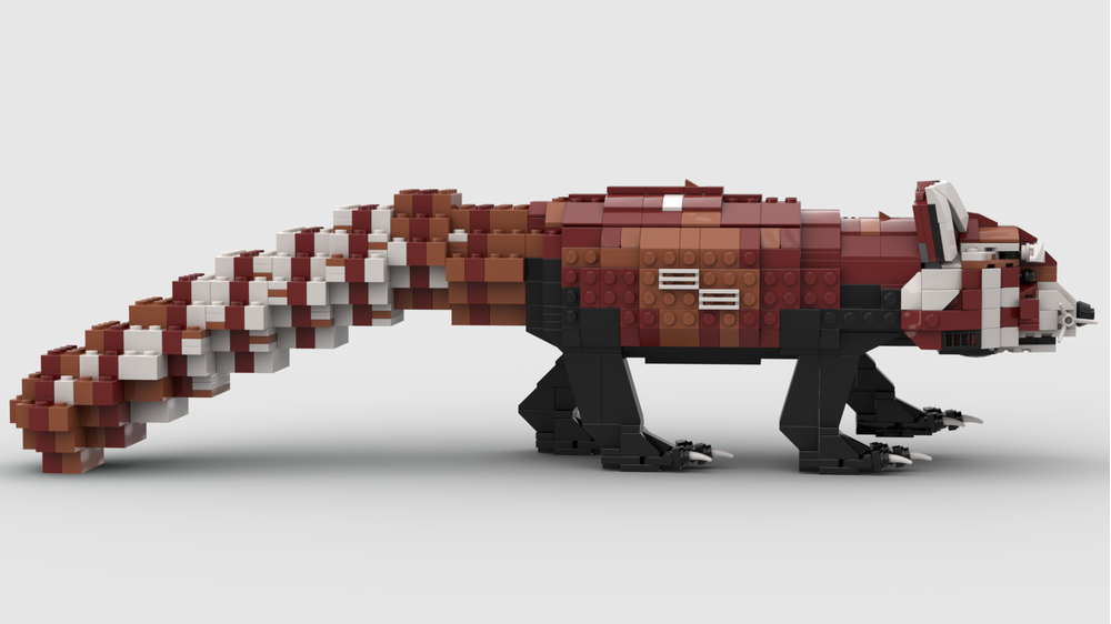 LEGO MOC Red Panda by MooreBrix | Rebrickable - Build with LEGO