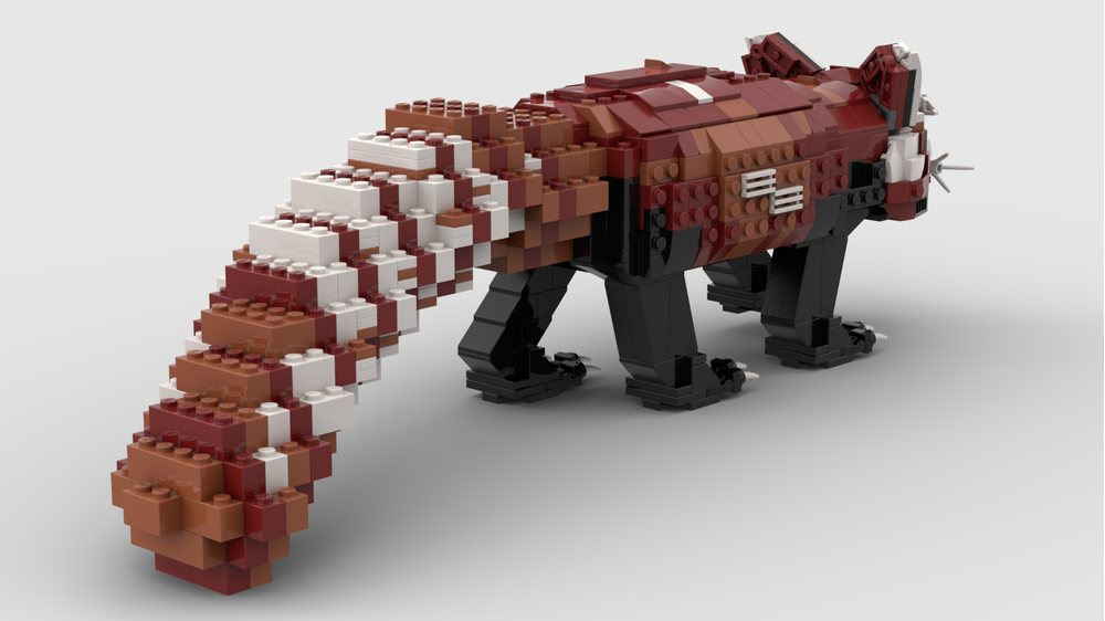 LEGO MOC Red Panda by MooreBrix | Rebrickable - Build with LEGO