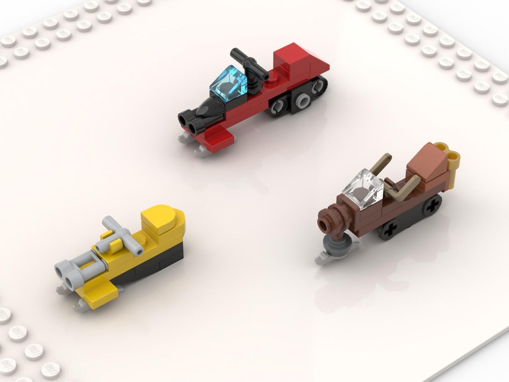 Lego Moc Nano Snowmobiles Tracked Volume 2 By Aquir Rebrickable