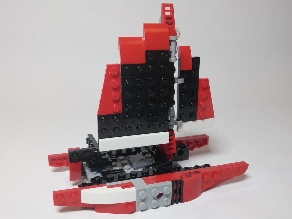Lego Moc 31100 Catamaran By Dafeld Rebrickable Build With Lego