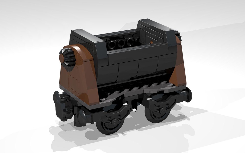 LEGO MOC 4-Wheel Mining Tram (mini) by Echaton | Rebrickable - Build ...