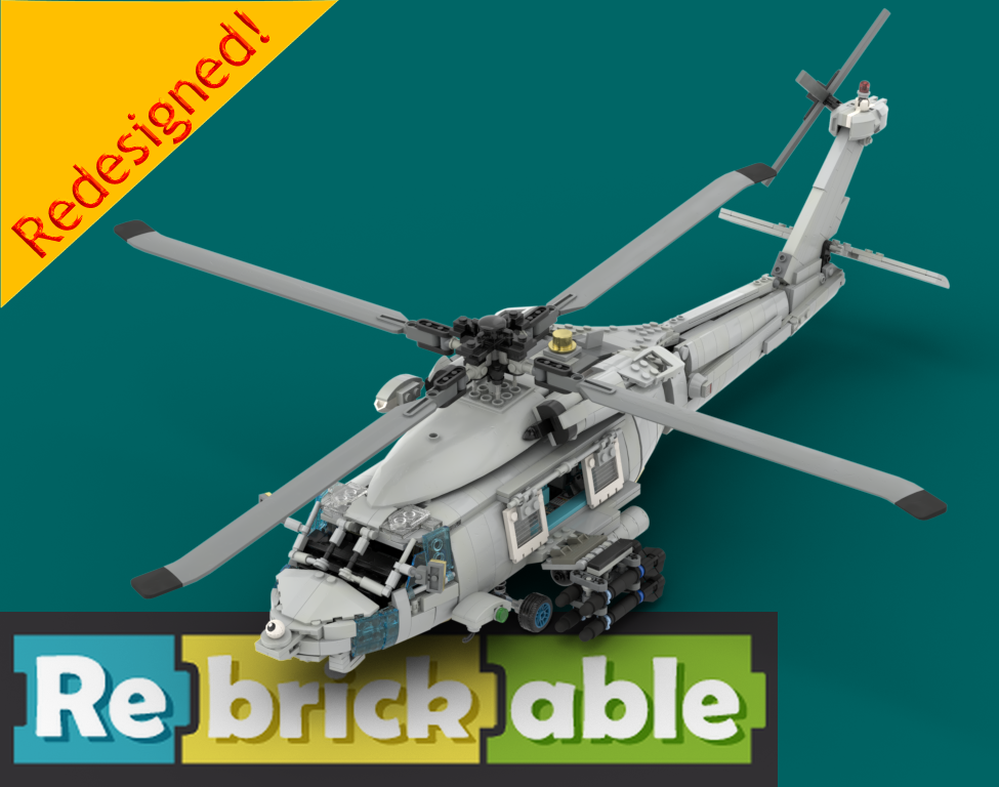 LEGO MOC HH-60H Recue Hawk by Czifi | Rebrickable - Build with LEGO