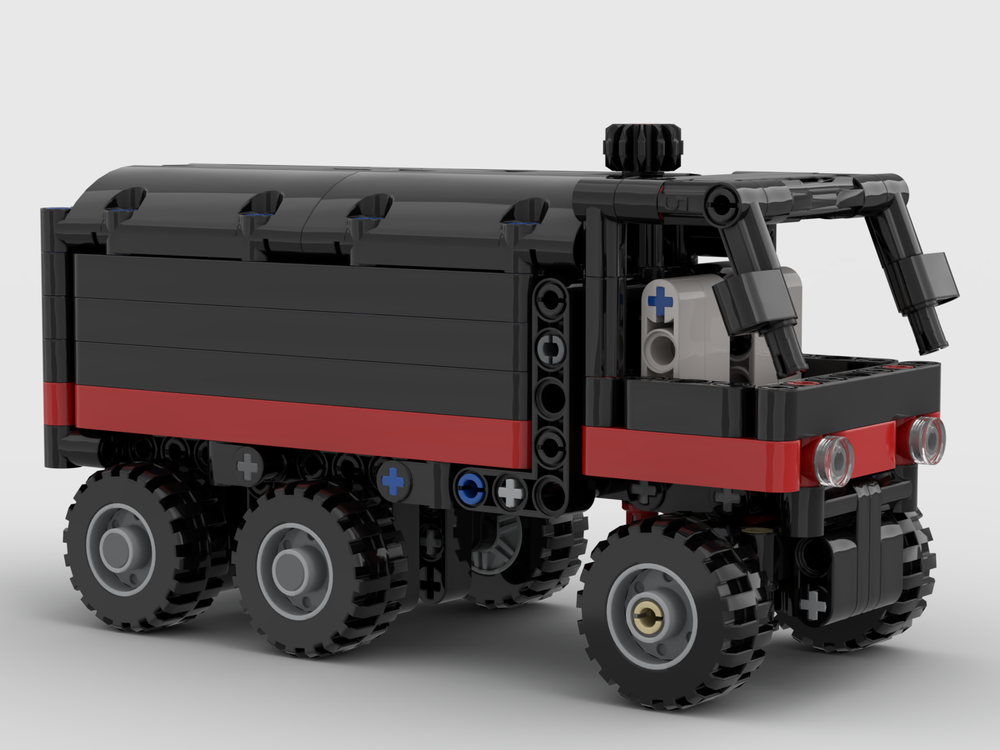 LEGO MOC Container truck with HOG steering by Viernes | Rebrickable ...