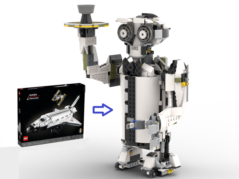 LEGO MOC Waiter Bot by CreationCaravan (Brad Barber) | Rebrickable ...