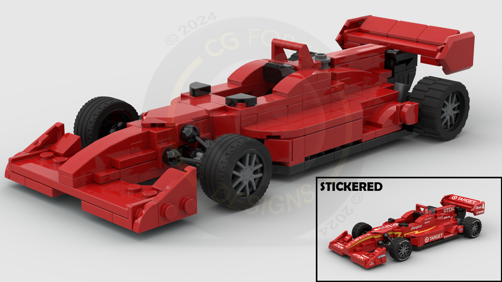 LEGO MOC-88269 Indycar 1997 CGR Zanardi Circuit Spec by CGForceDesigns ...