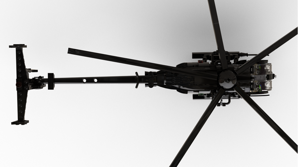 LEGO MOC MH-6 Little Bird Helicopter by DinDJarJarin | Rebrickable ...