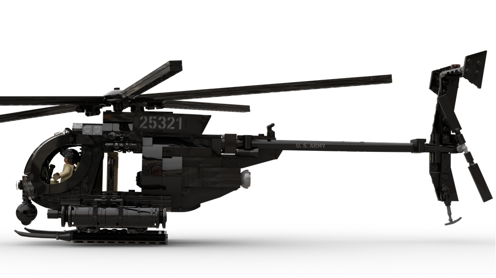 LEGO MOC MH-6 Little Bird Helicopter by DinDJarJarin | Rebrickable ...