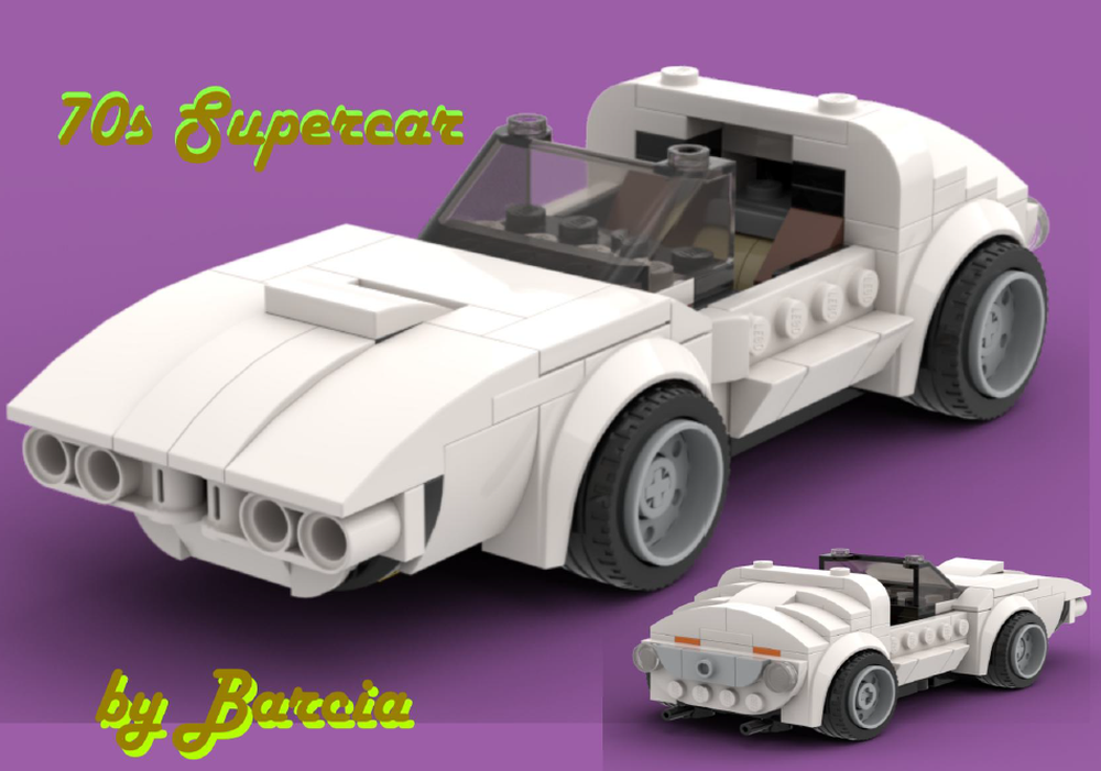 LEGO MOC 75895 70s Supercar by Barcia | Rebrickable - Build with LEGO