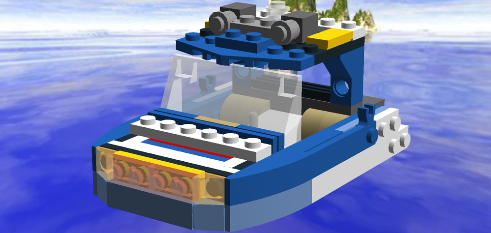 LEGO MOC 6913 Motor Boat by TeagueO | Rebrickable - Build with LEGO
