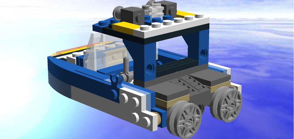 LEGO MOC 6913 Motor Boat by TeagueO | Rebrickable - Build with LEGO
