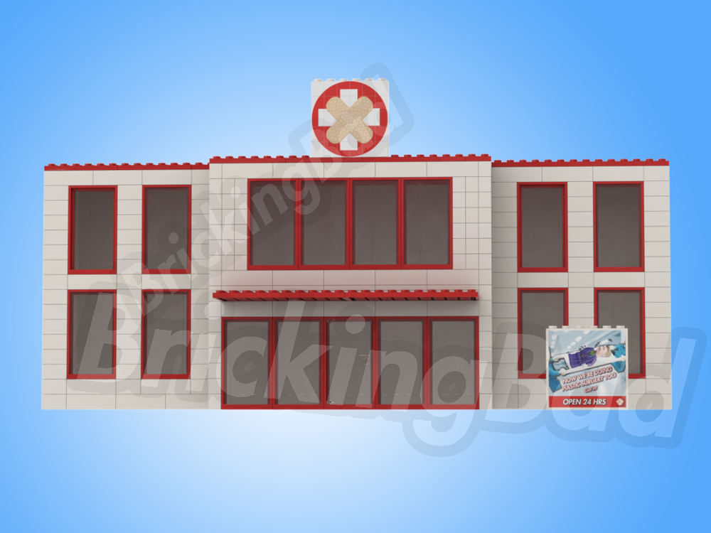 LEGO MOC Simple & Cheap Hospital [Read Description] by BrickingBad ...