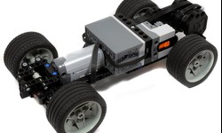 LEGO MOC-19705 Flat AWD chassis (Technic 2018) | Rebrickable - Build ...