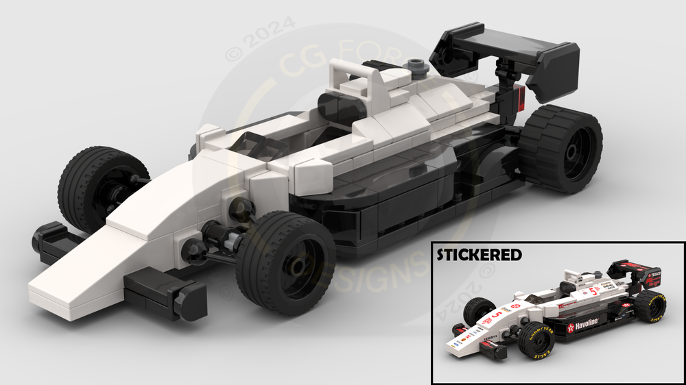 LEGO MOC Indycar 1993 NHF Mansell Oval Spec by CGForceDesigns ...