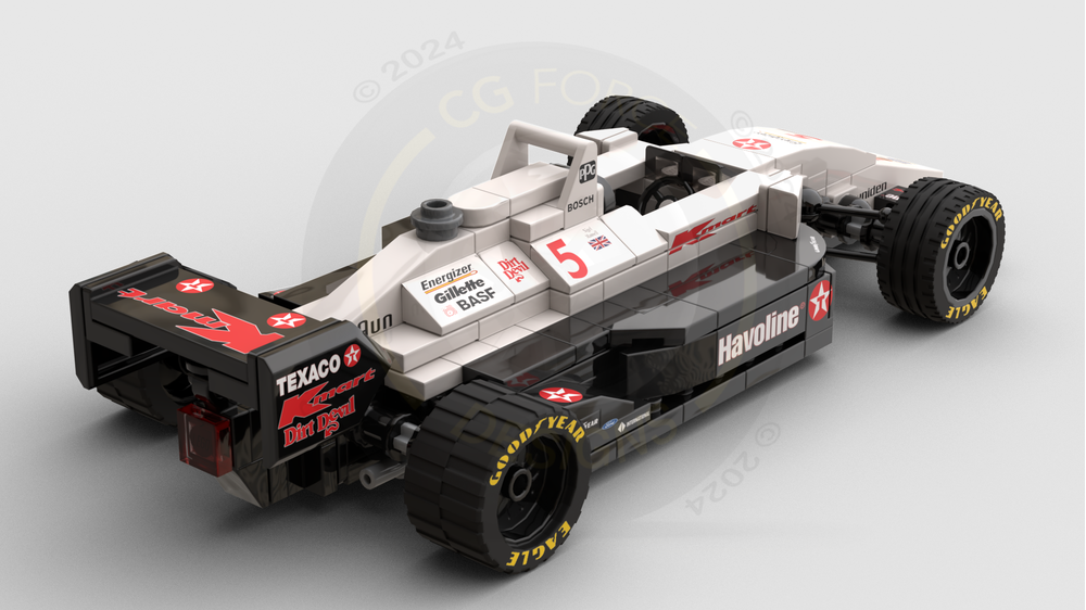 LEGO MOC Indycar 1993 NHF Mansell Oval Spec by CGForceDesigns ...