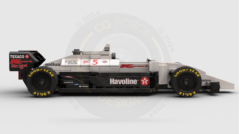 LEGO MOC Indycar 1993 NHF Mansell Oval Spec by CGForceDesigns ...