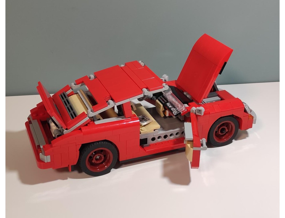 LEGO MOC 10258 Porsche 911 by Kirvet | Rebrickable - Build with LEGO